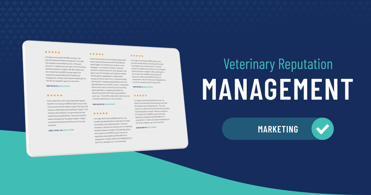 Reputation Management Services for Veterinary Hospitals